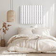 Balck White Faded Stripes Canvas Print Wall Art, Modern Abstract Art ...