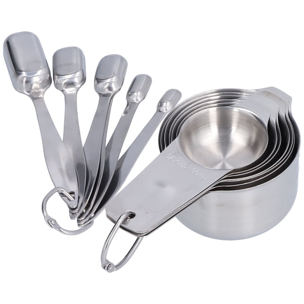 ANGGREK Stainless Steel Measuring Cup,Measuring Cup Set,13PCS Stainless ...