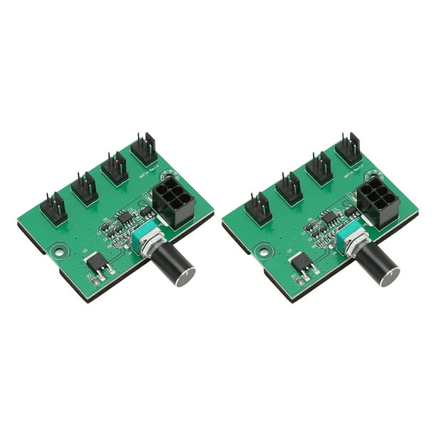 PC Fan Speed Adapter, 12V Supply Voltage 6pin Power Port PC Chassis ...