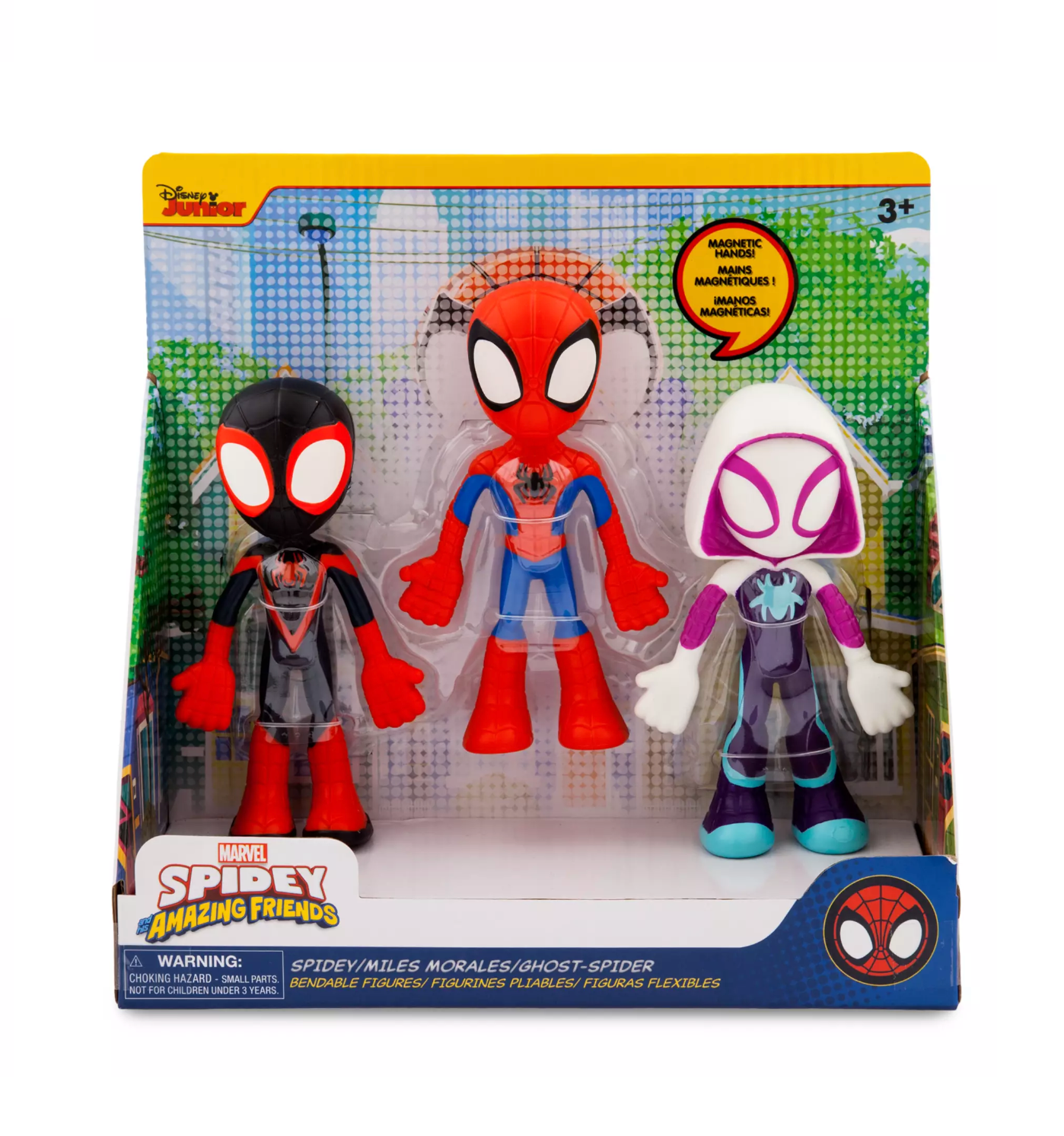 Disney Junior Spidey and His Amazing Friends Bendable Figures Spider ...