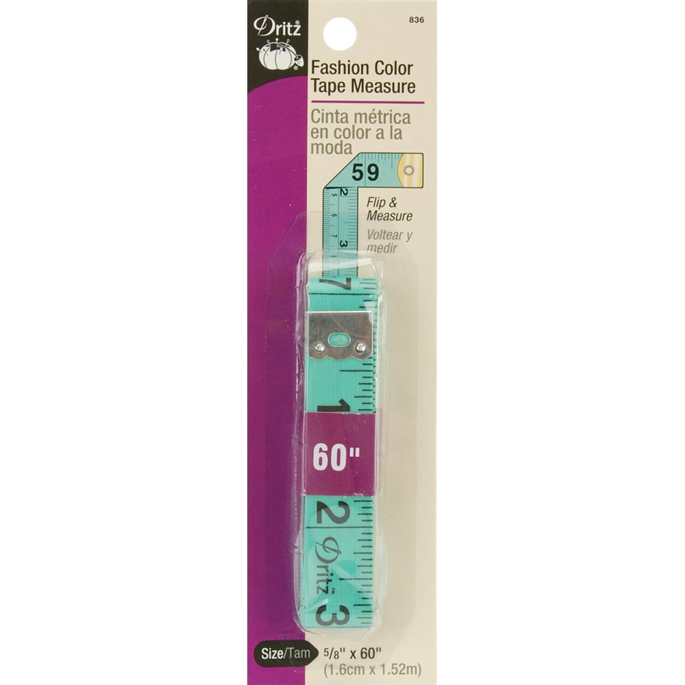 Dritz Fashion Color Tape Measure 5/8"X60"- - Walmart.com - Walmart.com
