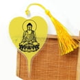 Buddhist Bodhi Leaf Vein Bookmark Pendant Meaningful Token for Loved ...