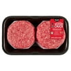 Great Value 100% Pure Beef Burgers, 75% Lean/25% Fat, 8 lbs, 32 Count ...