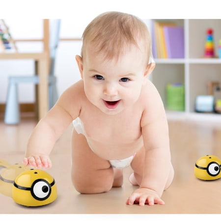 Bingirl Small Yellow People Toy Sensing Electric Big Eye Insect Toy for ...