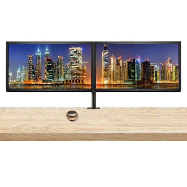 HP V24 24 inch TN Full HD 1920 x 1080 LED Backlit LCD Monitor 2-Pack ...