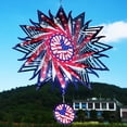 4th of July Decorations,12in American Flag Patriotic Wind Spinner ...