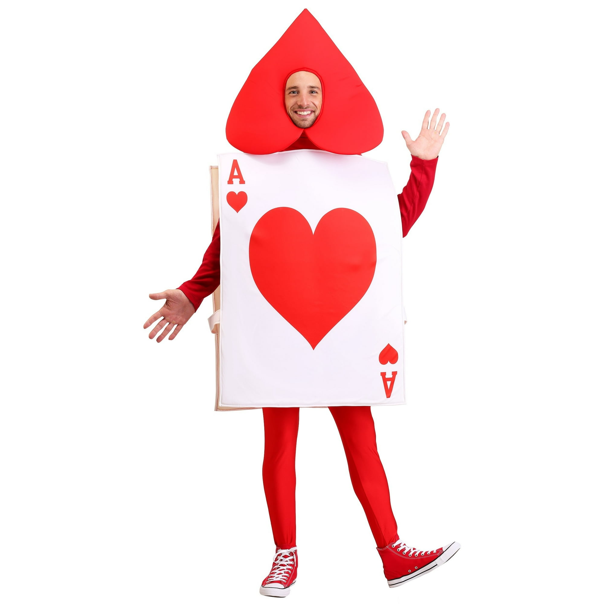 Click here for Fun Costumes Adult Ace Of Hearts Costume Standard prices
