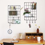 Love-KANKEI Wall Grid Panel Wire Grid Panel Set of 2 for Wall ...