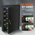 BENTISM 200-Key Lock Box, Adjustable Racks, Colorful Tags, Steel Secure ...