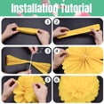 20pcs Mint Green Paper Pom Poms Decorations Diy Decorative Pom Poms