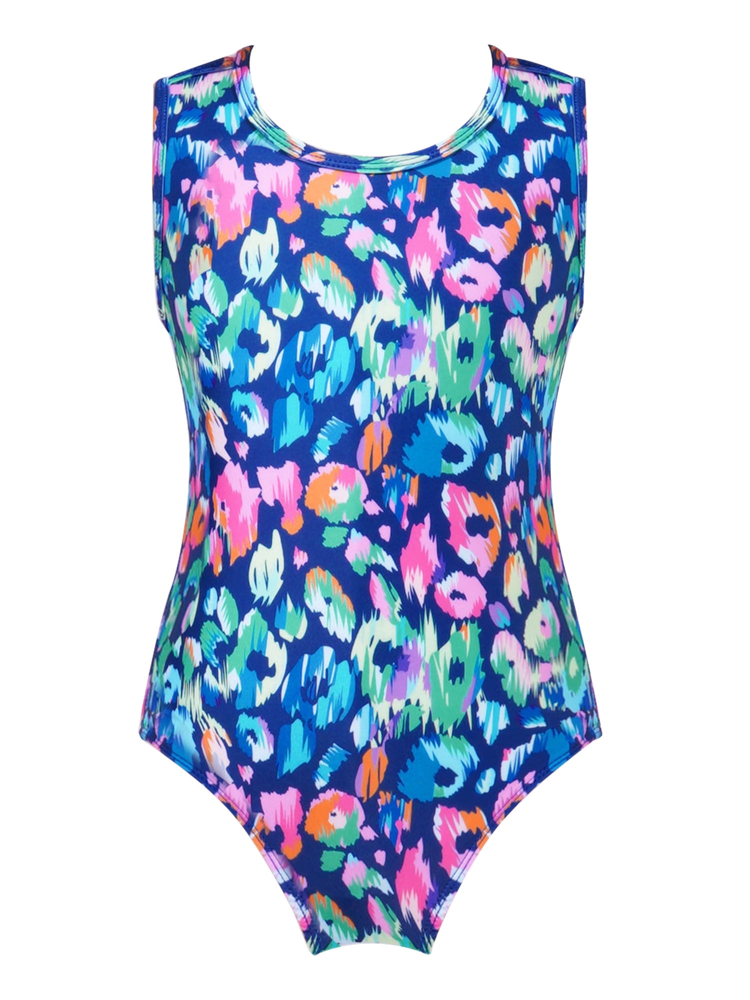 iiniim Kids Girls Printed Sleeveless Ballet Dance Costume Gymnastics ...