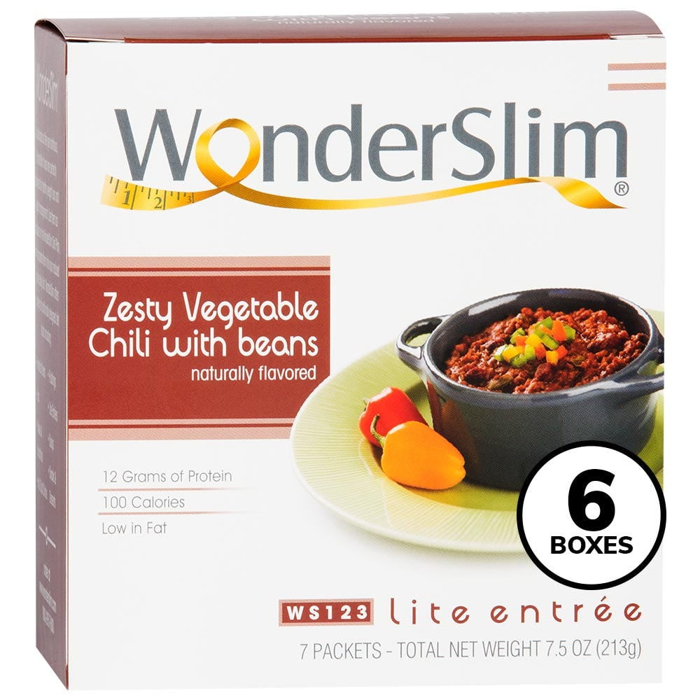 WonderSlim Zesty Vegetable Chili with Beans - Walmart.com