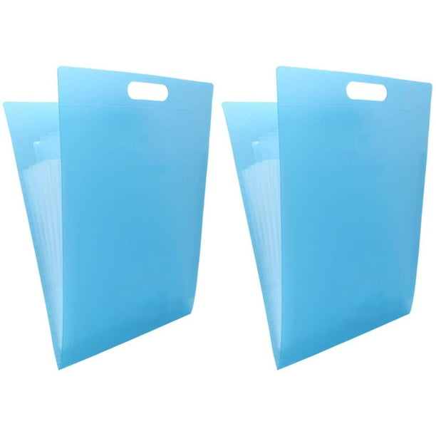 Expanding File Folder Vertical Accordion Document Organizer 2 Pack ...