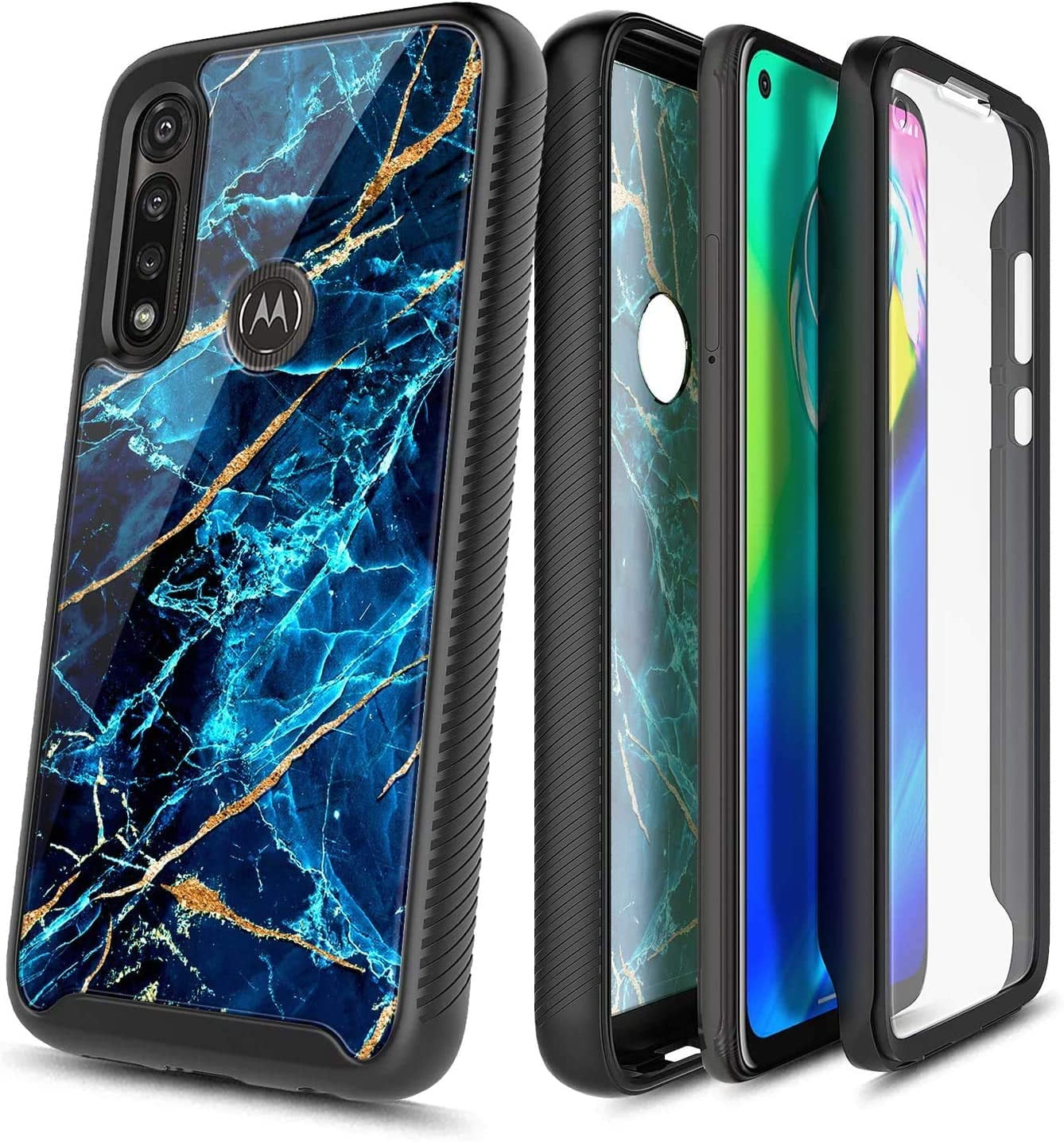 For Motorola Moto G Fast Case, with Built-in Screen Protector, Nagebee ...