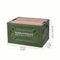 Portable 1/2 Pcs 5-Door ABS Folding Table w/Storage, Wooden Top for ...
