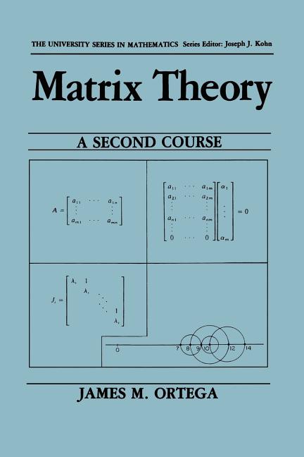 University Mathematics: Matrix Theory: A Second Course (Paperback ...