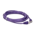 AddOn 25ft Purple CAT 6 PVC Ethernet Cable Snagless Bubble Boot RJ-45 M ...