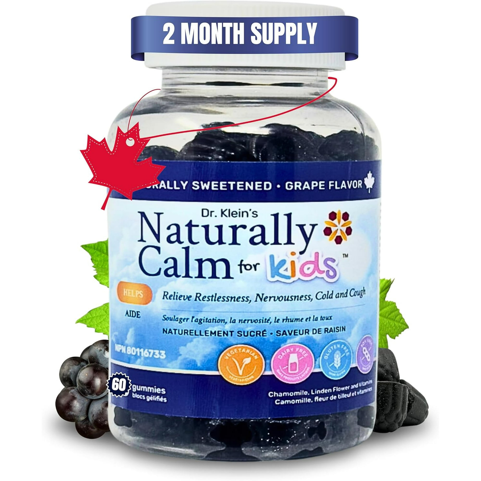 Click here for Dr. Kleins Naturally Calm Gummies For Kids - Magne... prices