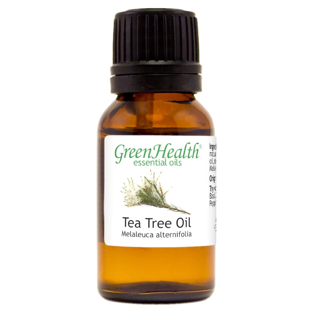 Tea Tree Essential Oil - 1/2 fl oz (15 ml) Glass Bottle w/ Euro Dropper ...