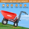 Electric Powered Wheelbarrow, Utility Cart Material Debris Hauler Power ...