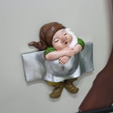 Hxlamzoo Clearance Resin Dwarf Adhesive Tape Garden Ornament Outdoor ...