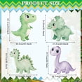 4 Dinosaur Cardboard Cutout Standups Party Photo Booth Decoration ...