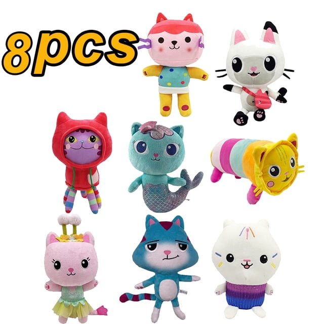 Click here for Stampstoysale 9pcs Gabbys Doll House Plush Toy Bac... prices