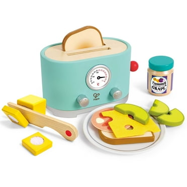 Melissa & Doug Kids Pretend Play Wooden Breakfast Toy - Bread & Butter ...