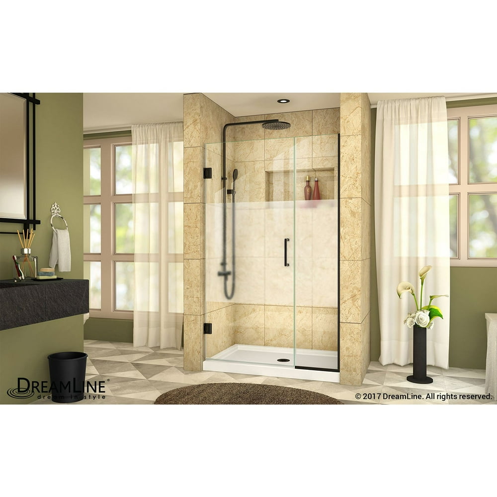 Dreamline Unidoor Plus 43 43 1 2 In W X 72 In H Frameless Hinged