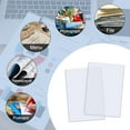 6 Pack 8.5" x 11" Rigid Print Protectors, Clear Waterproof Hard Plastic ...