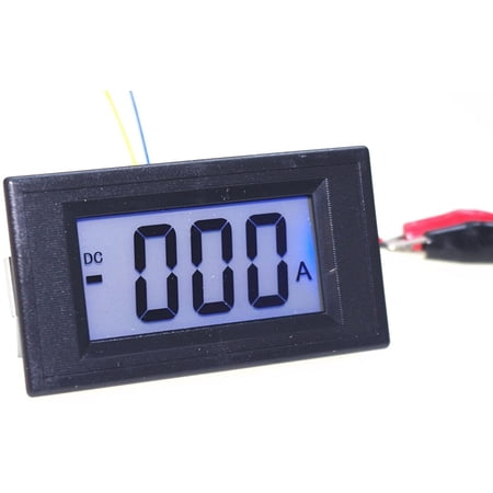 Dc 300a 75mv 7 Segments Blue LCD Display Current Tester Panel Ammeter ...