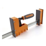 BORA 4-Piece Steel Parallel Clamp Set for Woodworking, Long 24in and ...