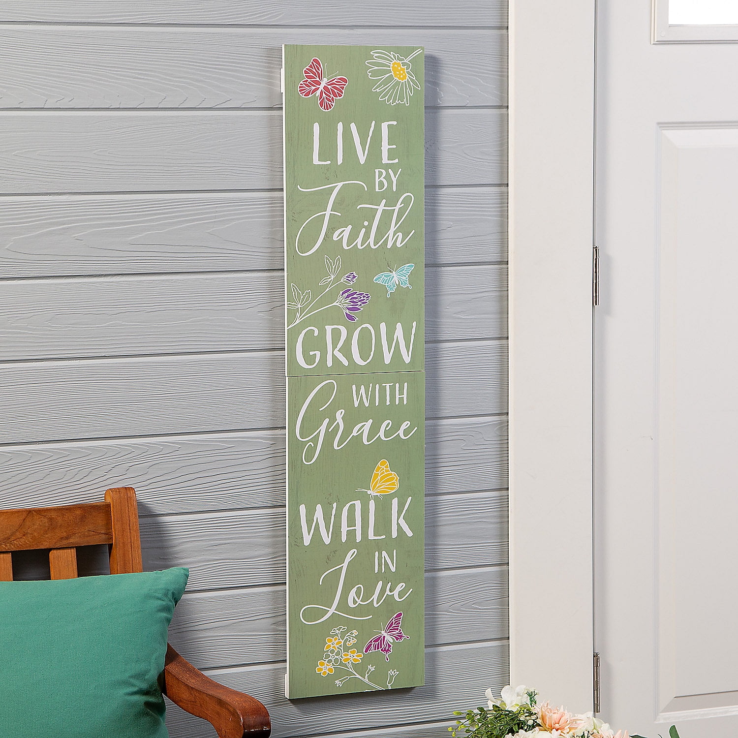 Cottagecore Faith Porch Sign - Walmart.com