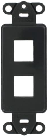 Leviton 41642-E QuickPort Decora Insert, 2-Port (Black) | Walmart Canada