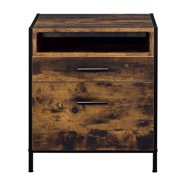 Coaster 200972-CO 2 Drawer Nightstand, Burnished Oak - Walmart.com