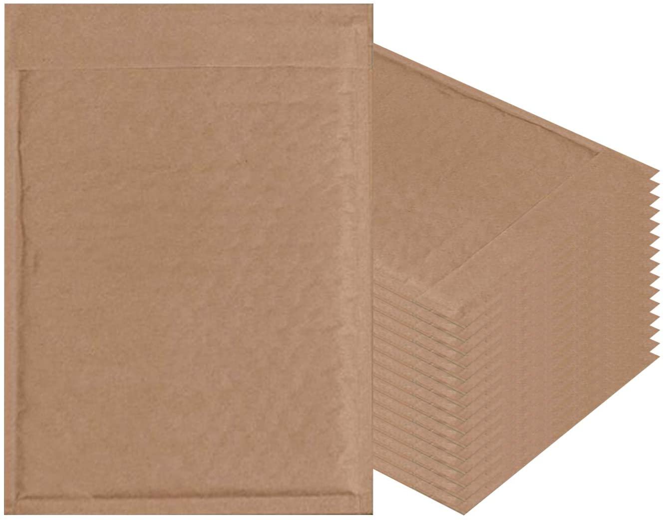 Pack Of 250 Natural Kraft Bubble Mailers 6x9 Brown Padded Envelopes 6 X