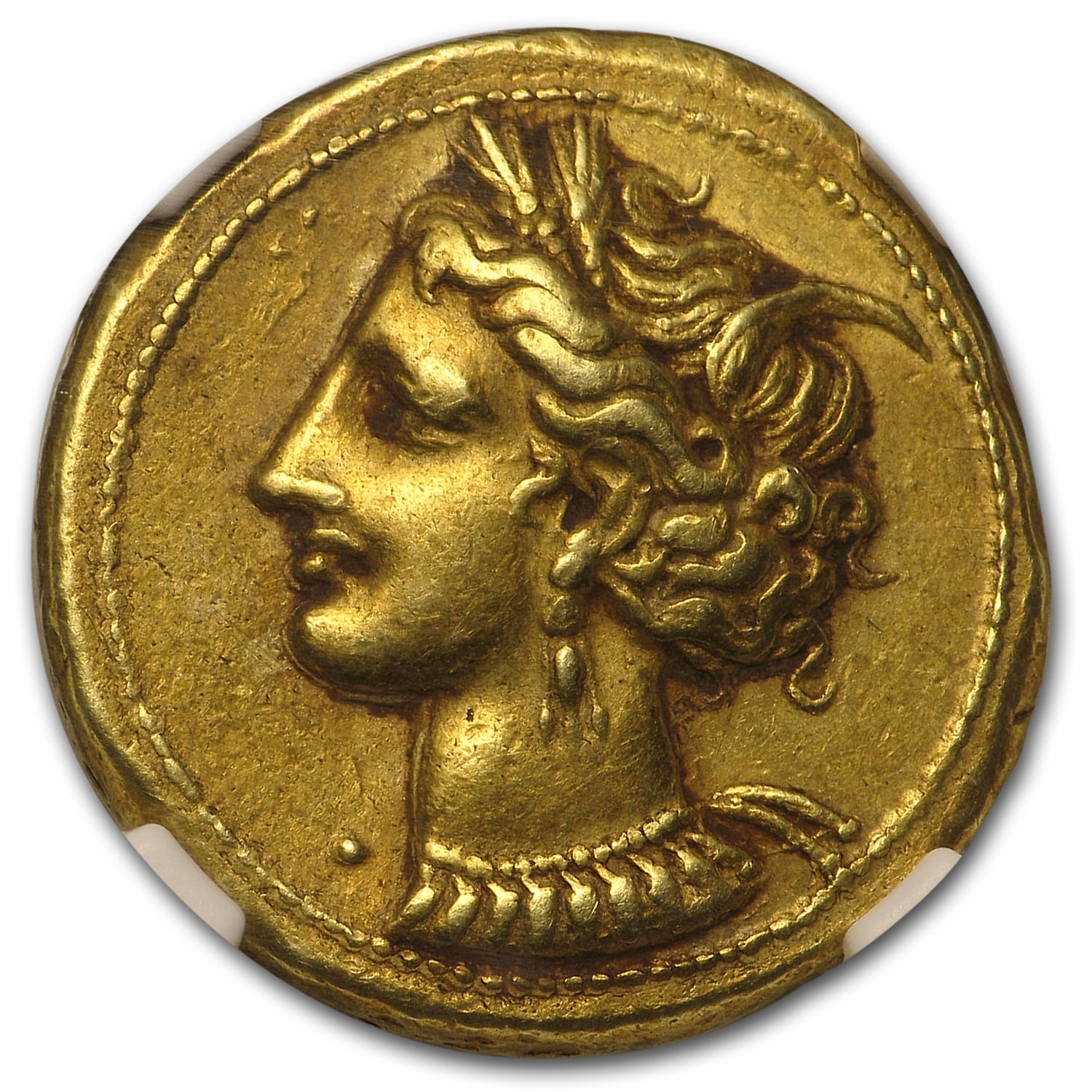 Zeugitana Carthage EL Stater Tanit (320-270 BC) AU NGC - Walmart.com