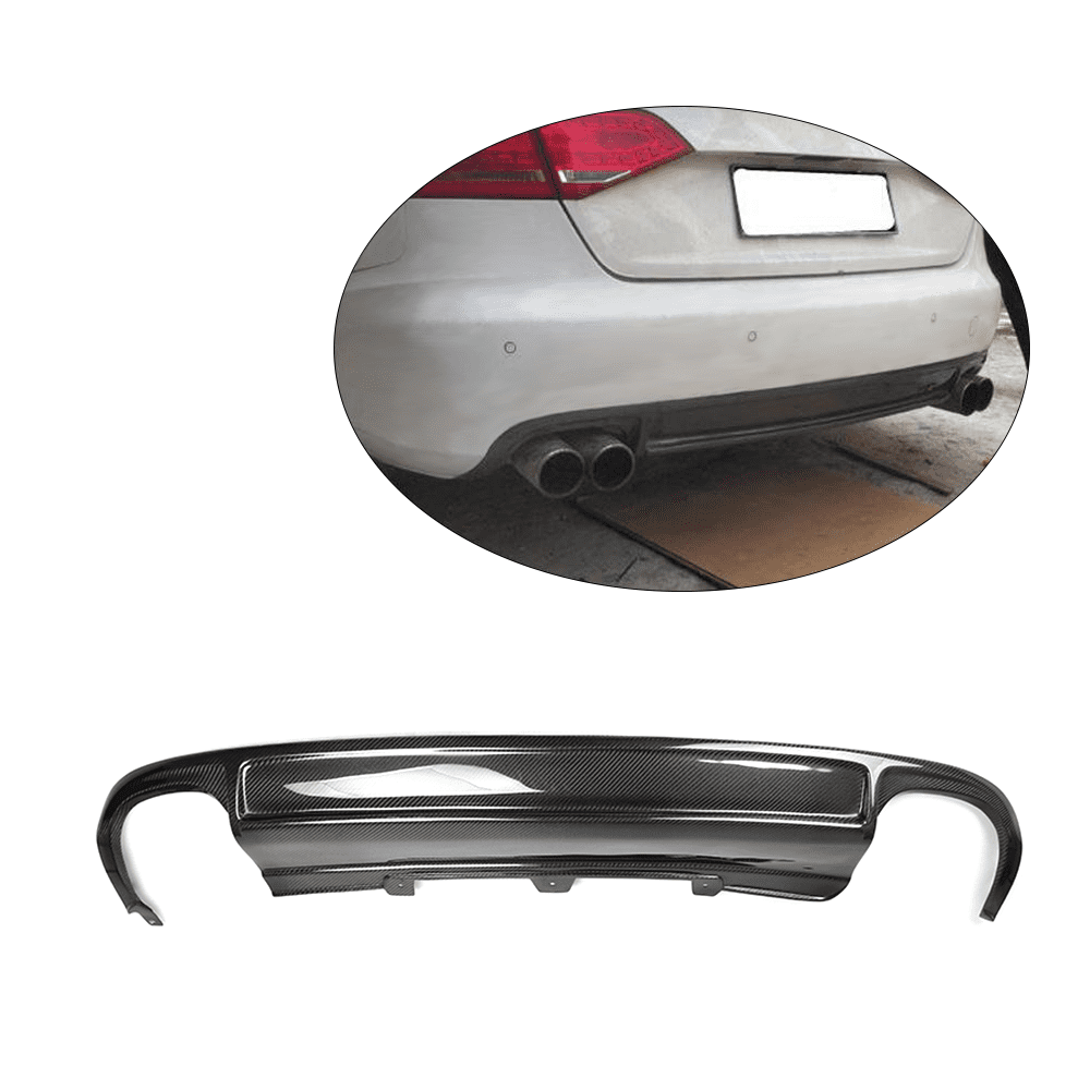 Car & Truck Parts RS4 Style Rear Diffuser With Exhaust Tips 2009 09 10 ...