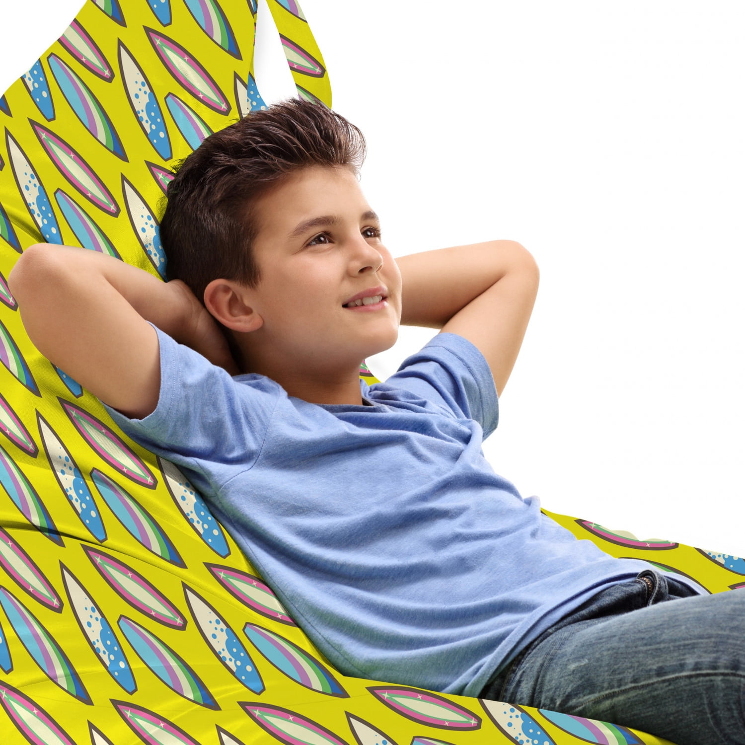 Surfboard Lounger Chair Bag, Summertime Activities Hobby Fun Leisure ...
