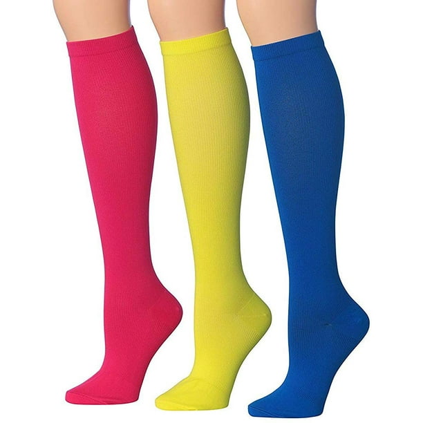Ronnox Women's 3 Or 6-Pairs Colorful Patterned Knee High Graduated ... Ronnox Women's 3 Or 6-Pairs Colorful Patterned Knee High Graduated ...