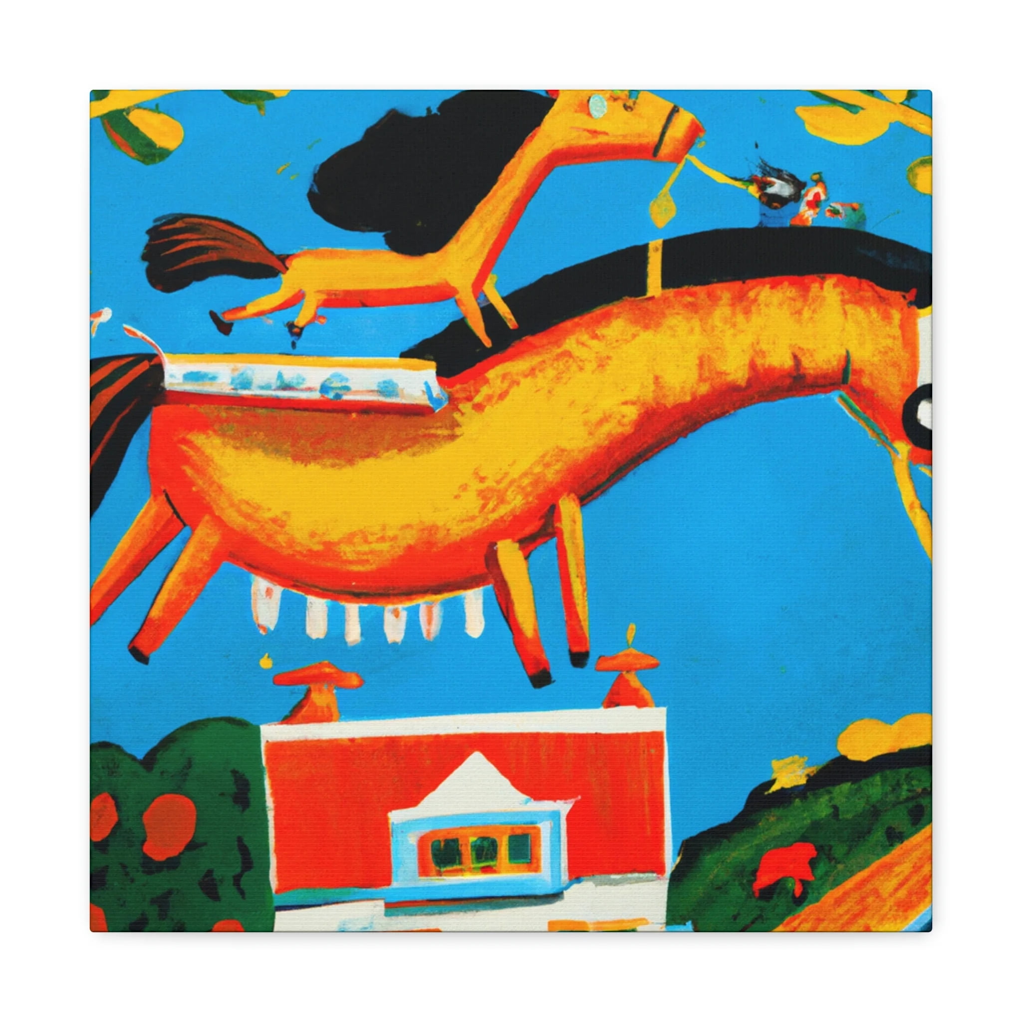 Majestic Horse Placidly - Canvas - Walmart.com