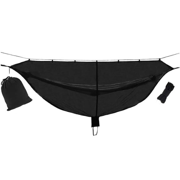 KQJQS Outdoor Net Hammmocks With Mosquito Net Ortable Double/Single ...