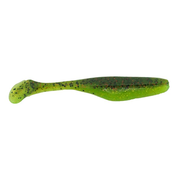 Bass Assassin Walleye Turbo Shad - 4" - Roadkill - Walmart.com