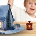 1PC Dollhouse Fireplace Night Light Desktop Dress Up Desk Decoration ...