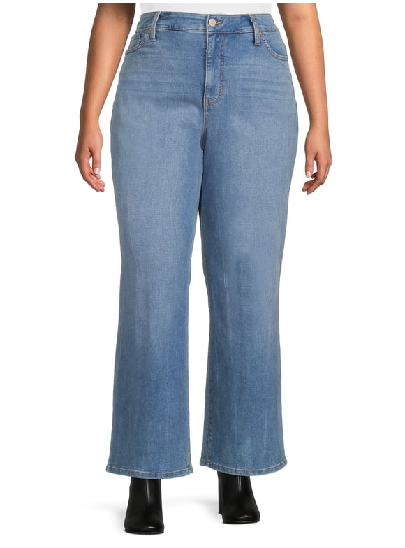Terra & Sky Plus Size Jeans in Womens Plus - Walmart.com