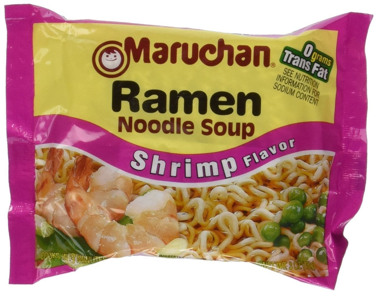 Maruchan Ramen, Shrimp Flavor, 3 oz, 24 Ct - Walmart.com