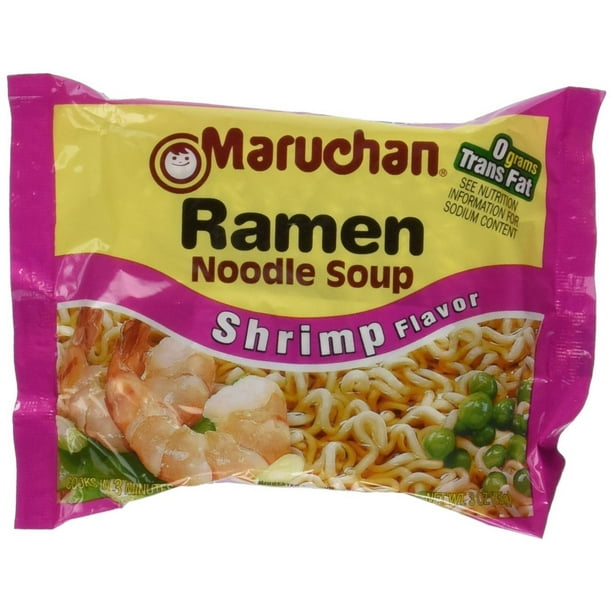 Maruchan Ramen, Shrimp Flavor, 3 oz, 24 Ct - Walmart.com