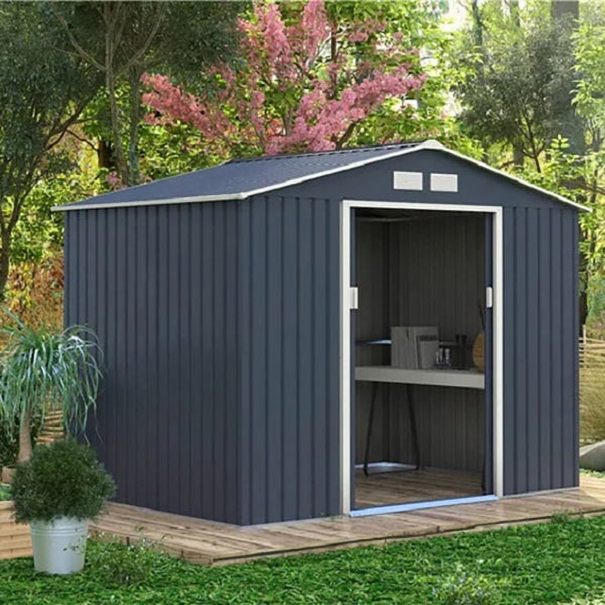 Click here for Relyard 6x6 Metal Outdoor Storage Garden Shed 6-6L... prices
