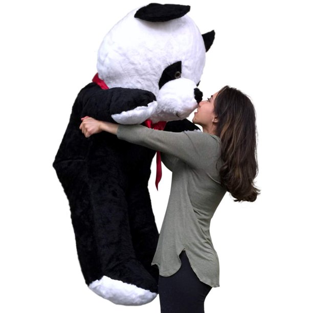 American Made Giant Stuffed Panda 54 Inch Soft Big Plush Bear Made in ...