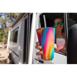 Silipint: Silicone Pint Glasses: 6 Pack Hippie Hops - 16oz Unbreakable ...